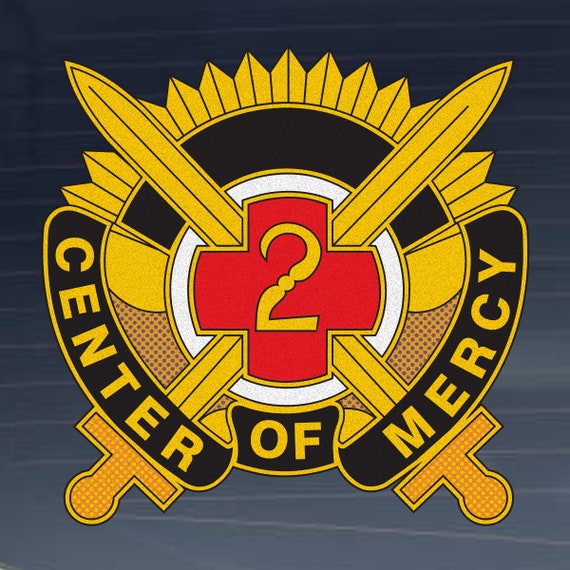 US Army Division 2nd Medical Brigade DUI Reflective Indoor | Etsy