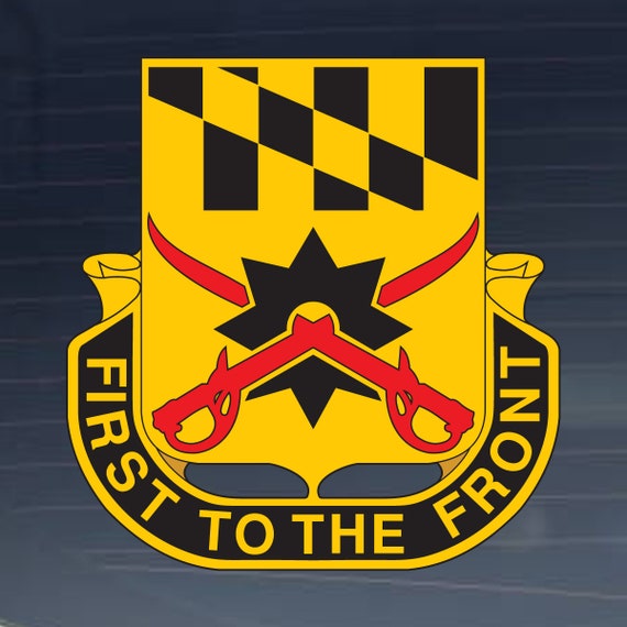 US Army Division 158th Cavalry Regiment DUI Full Color Vinyl | Etsy