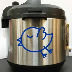 Cute Little Bird Drawing - Vinyl Decal Sticker for Instant Pot Instapot ...