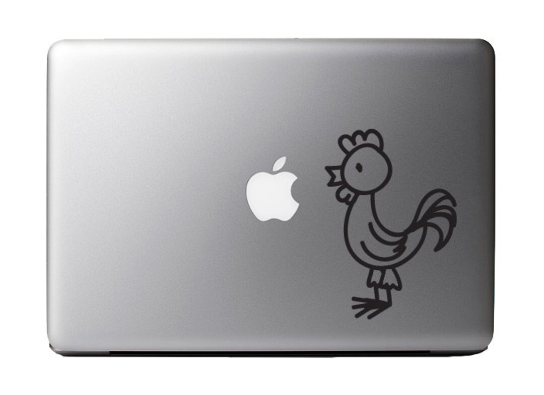 Kids Animal Doodles Rooster Vinyl Decal for Cars, Laptops, Glass, and ...