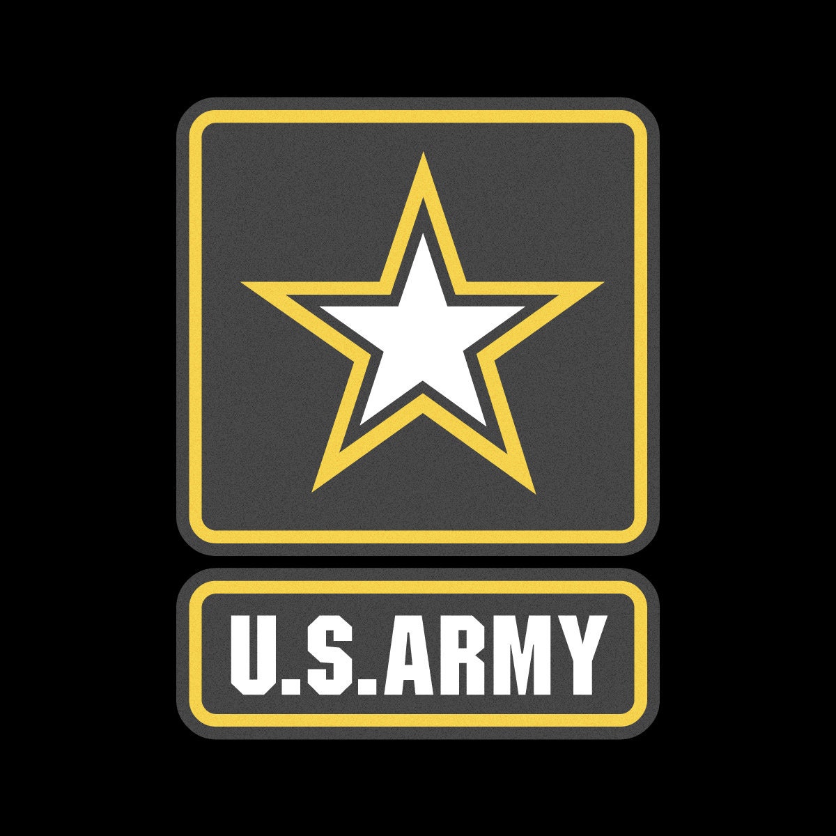 US Army Division US Army Logo Reflective Reflective Indoor Outdoor ...