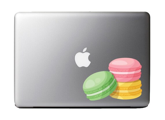 Yummy Macaroons Full Color Vinyl Decal for Macbook Laptop | Etsy