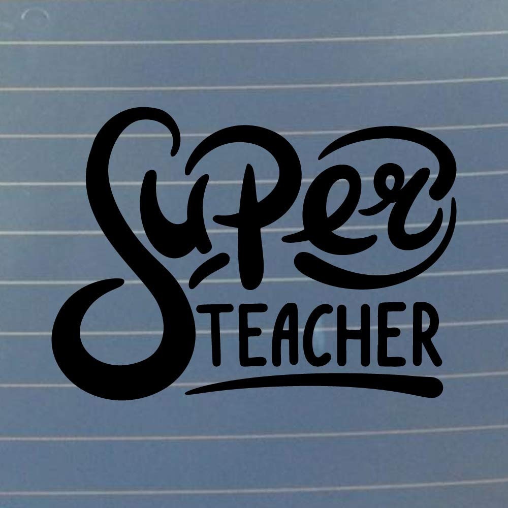 Super Teacher Vinyl Decal | Etsy