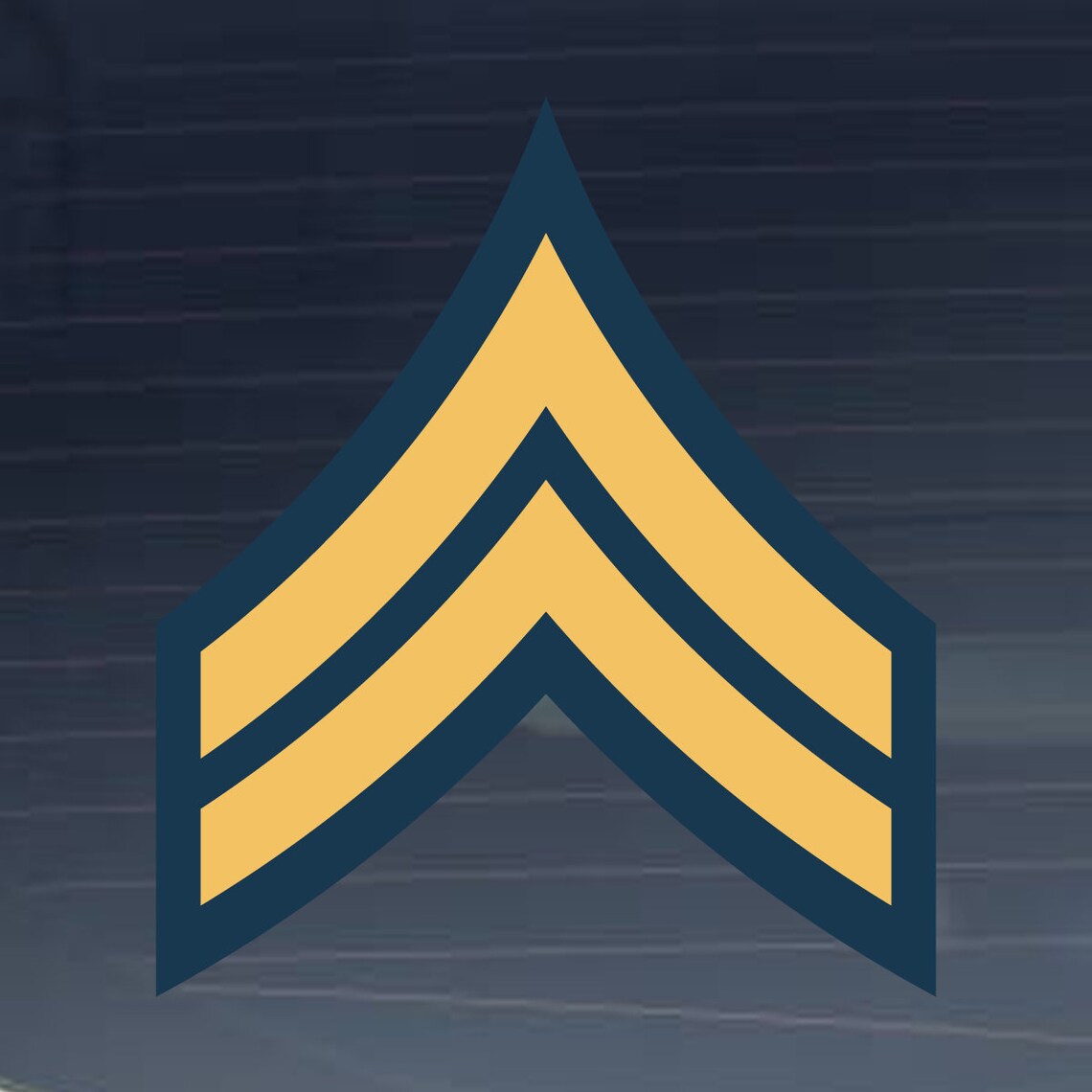 US Army Rank Corporal E-4 Full Color Vinyl Decal Indoor | Etsy