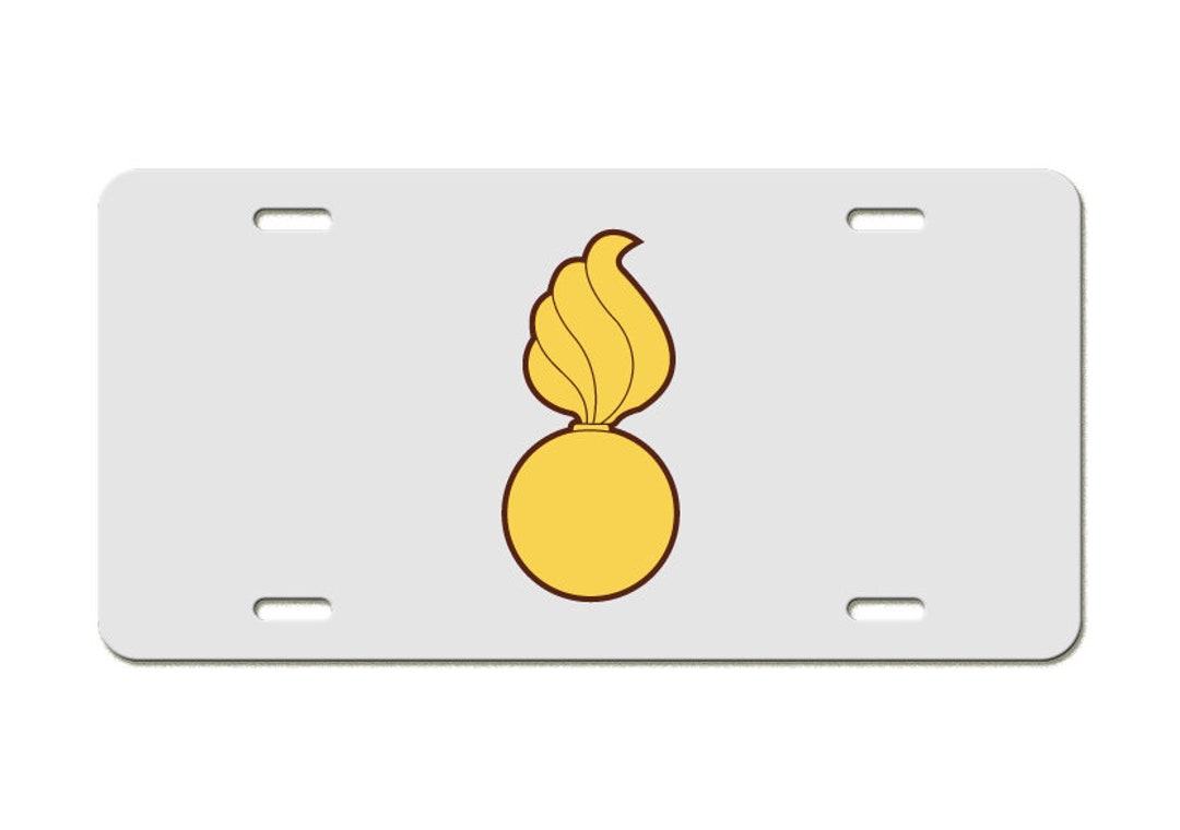 US Army Division - Ordnance Corps Emblem - Aluminum License Plate - Etsy