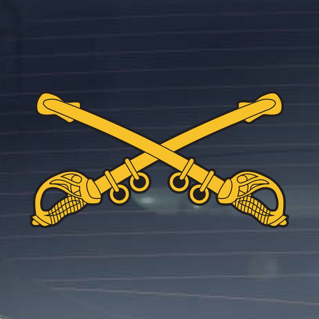 US Army Division - Cavalry Emblem Full Color Vinyl Decal Indoor Outdoor ...
