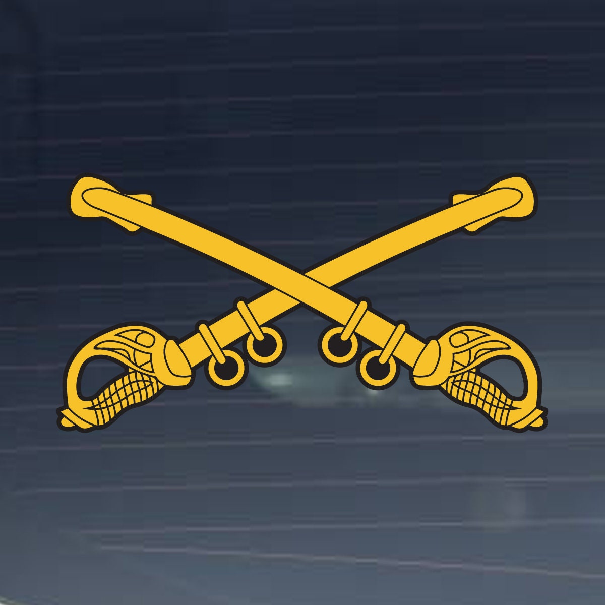 Us Army Division Cavalry Emblem Full Color Vinyl Decal - Etsy France