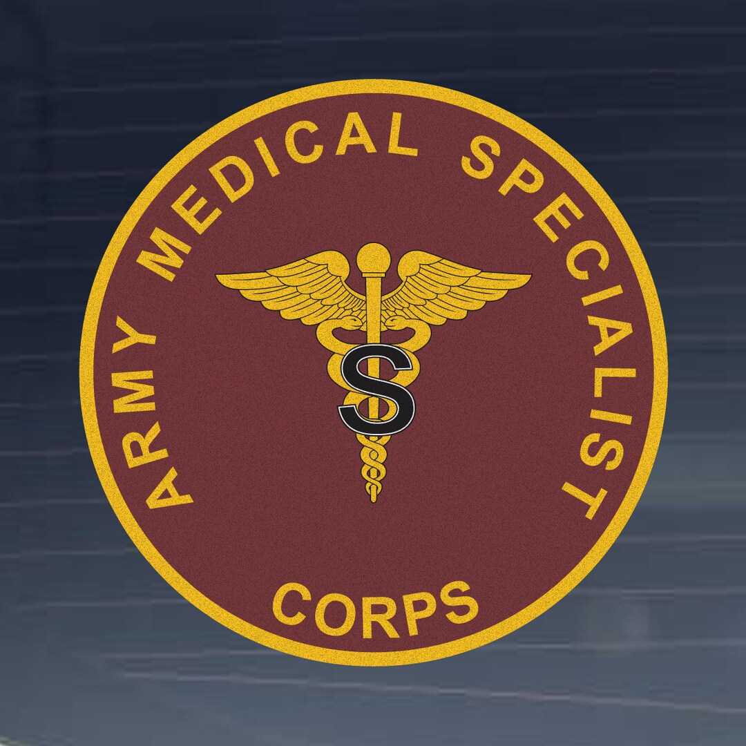 US Army Division - Medical Specialist Plaque Reflective Indoor Outdoor ...