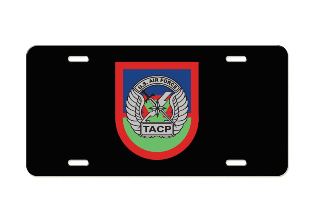 US Army Division - TACP Airforce SSI - Aluminum License Plate - Etsy