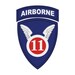 US Army Division 11th Airborne Color Reflective Indoor Outdoor Vinyl ...