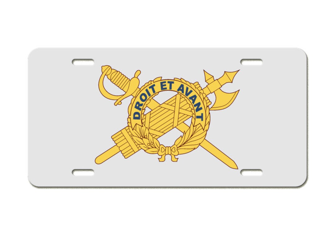 US Army Division - Inspector General Emblem Gold - Aluminum License ...