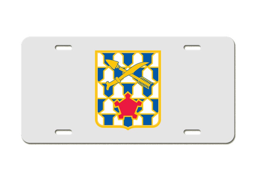 US Army Division 16th Infantry DUI Aluminum License Plate - Etsy