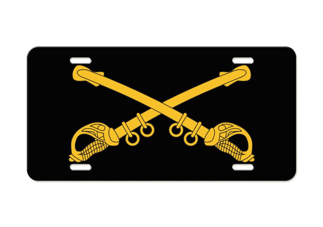 US Army Division - Cavalry Emblem - Aluminum License Plate - Etsy