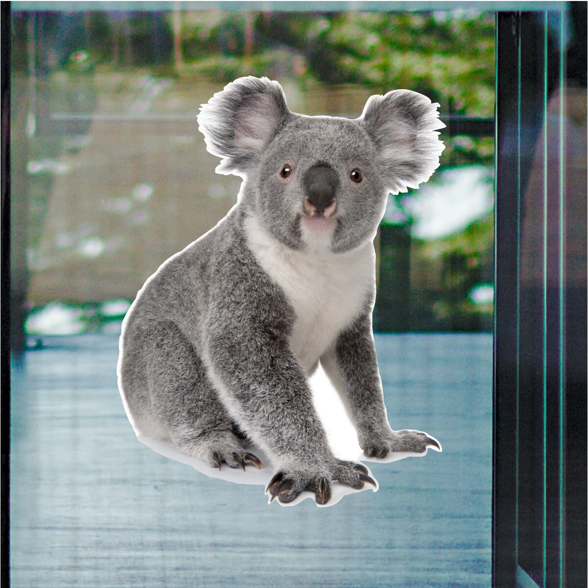 Koala Bear - Vinyl Static Full Color Cling - Etsy