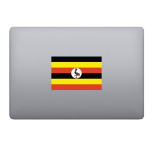Uganda Country National Ugandan Flag Decal Full Color Vinyl Decal ...