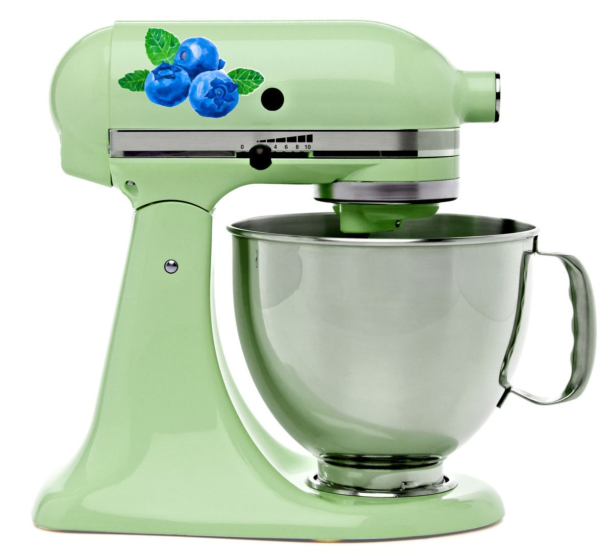 Watercolor Blueberries Full Color Kitchenaid Mixer Mixing Machine Decal ...