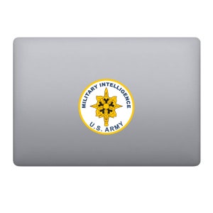 US Army Division - Military Intelligence Plaque Full Color Vinyl Decal ...