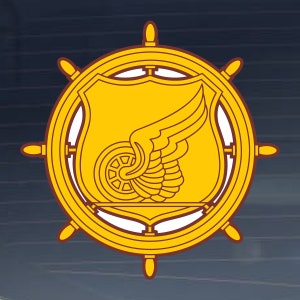 US Army Rank - Transportation Corps Emblem Full Color Vinyl Decal ...