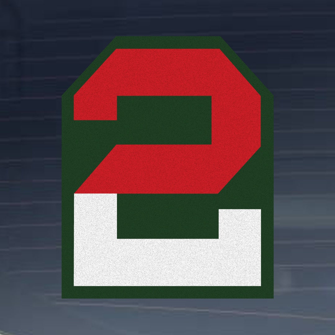 US Army Division - Second Army SSI, 2nd Reflective Reflective Indoor ...