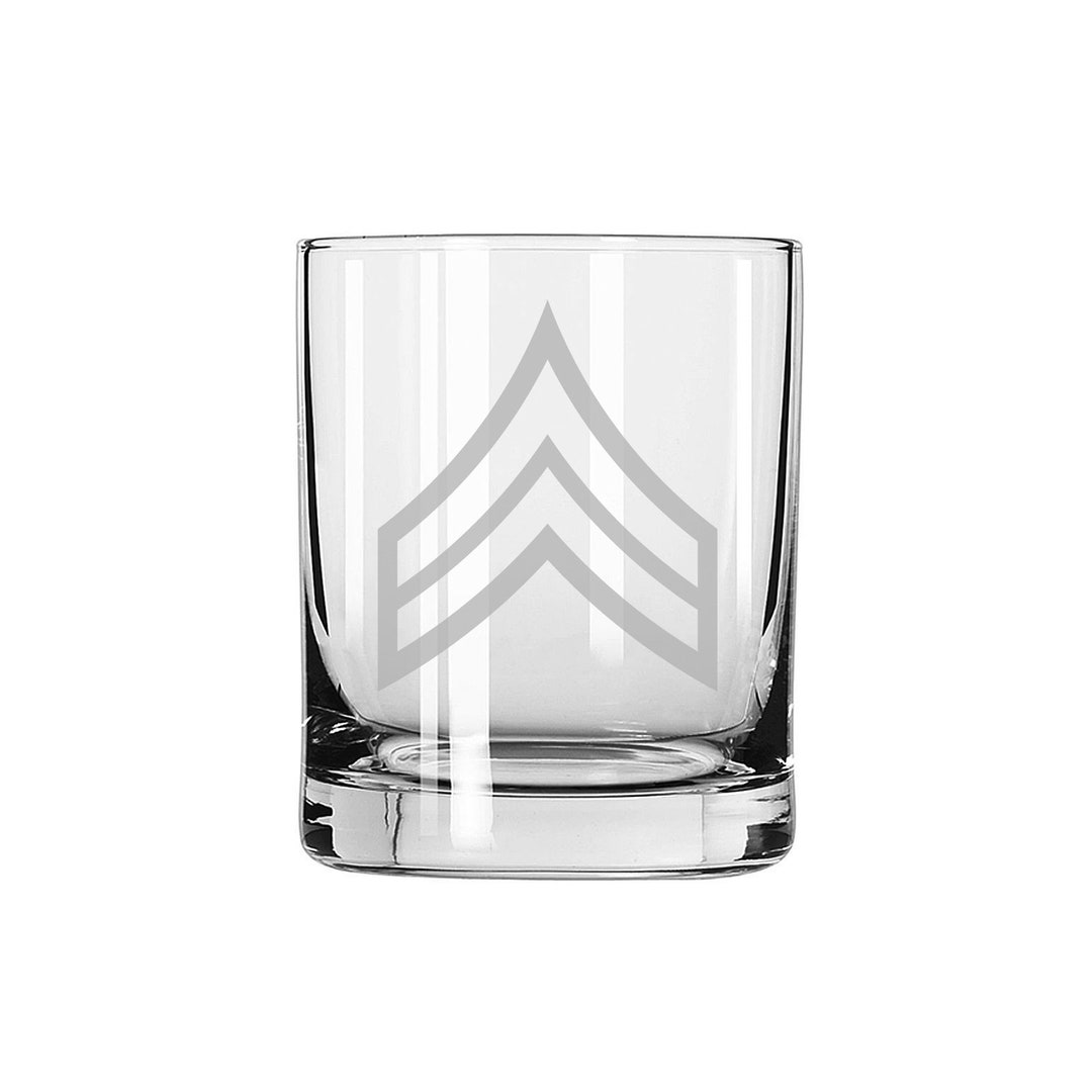 US Army - Army Corporal E-4 Rank Insignia Shoulder Sleeve Patch Etched ...