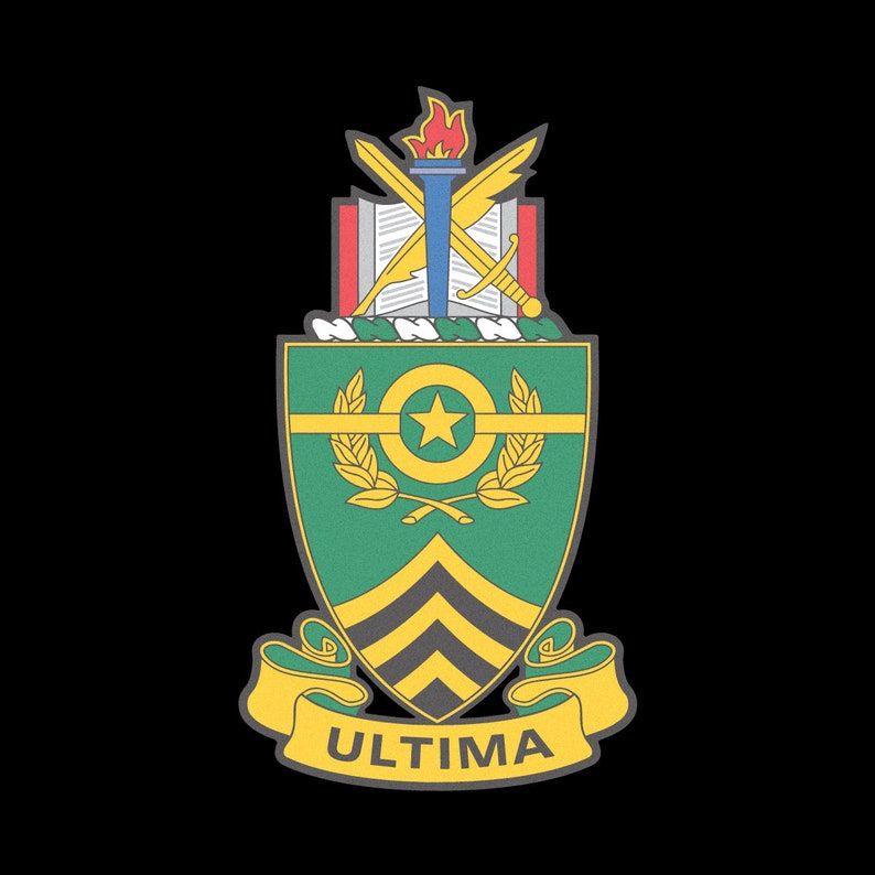 US Army Division - Sergeants Major Academy Coat of Arms COA Reflective ...