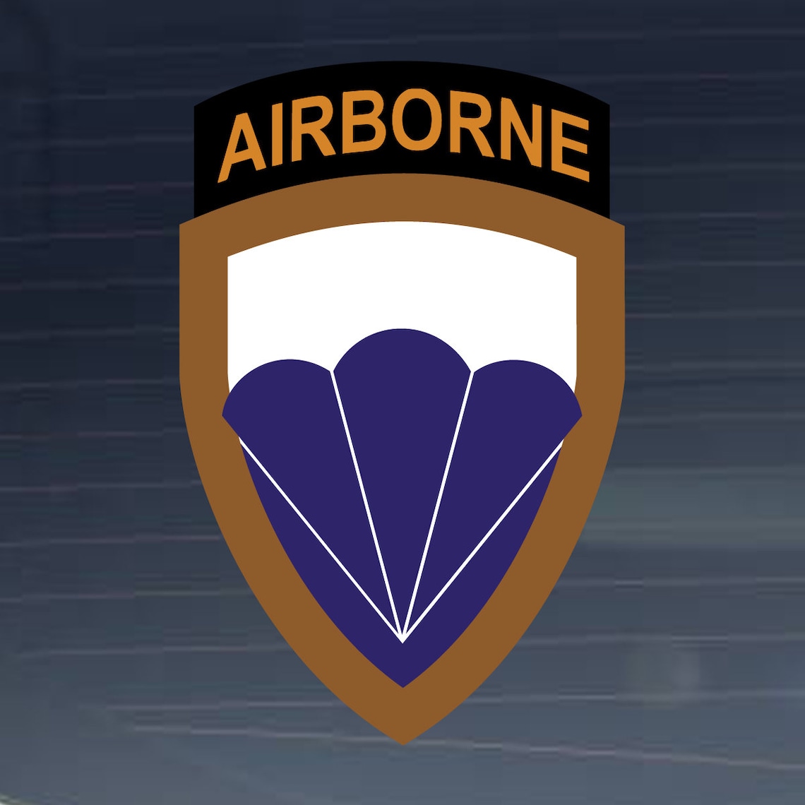 US Army Division 6th Airborne Division Indoor Outdoor Vinyl | Etsy