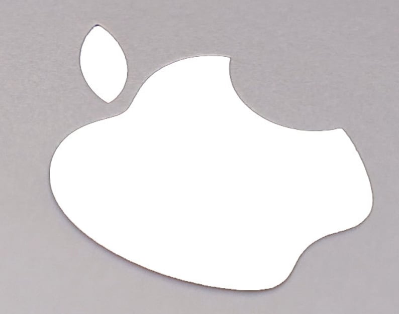 White Color Changer Logo Overlay for MacBook - Etsy