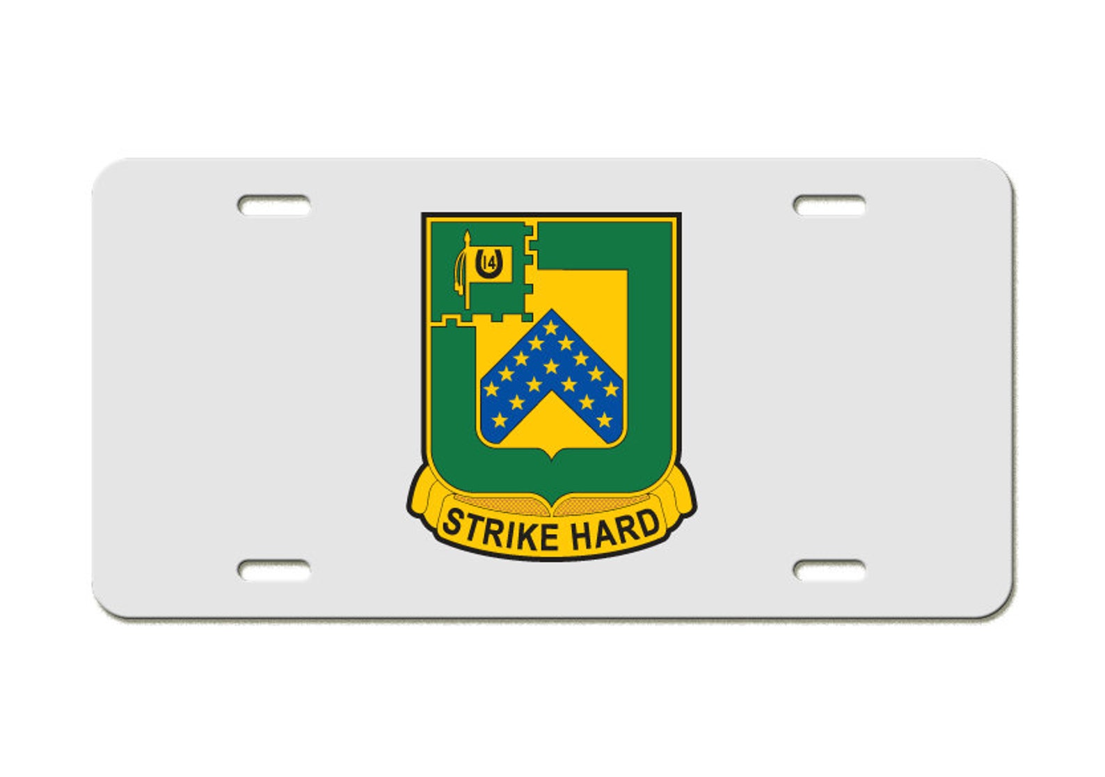 US Army Division 16th Cavalry DUI Aluminum License Plate - Etsy