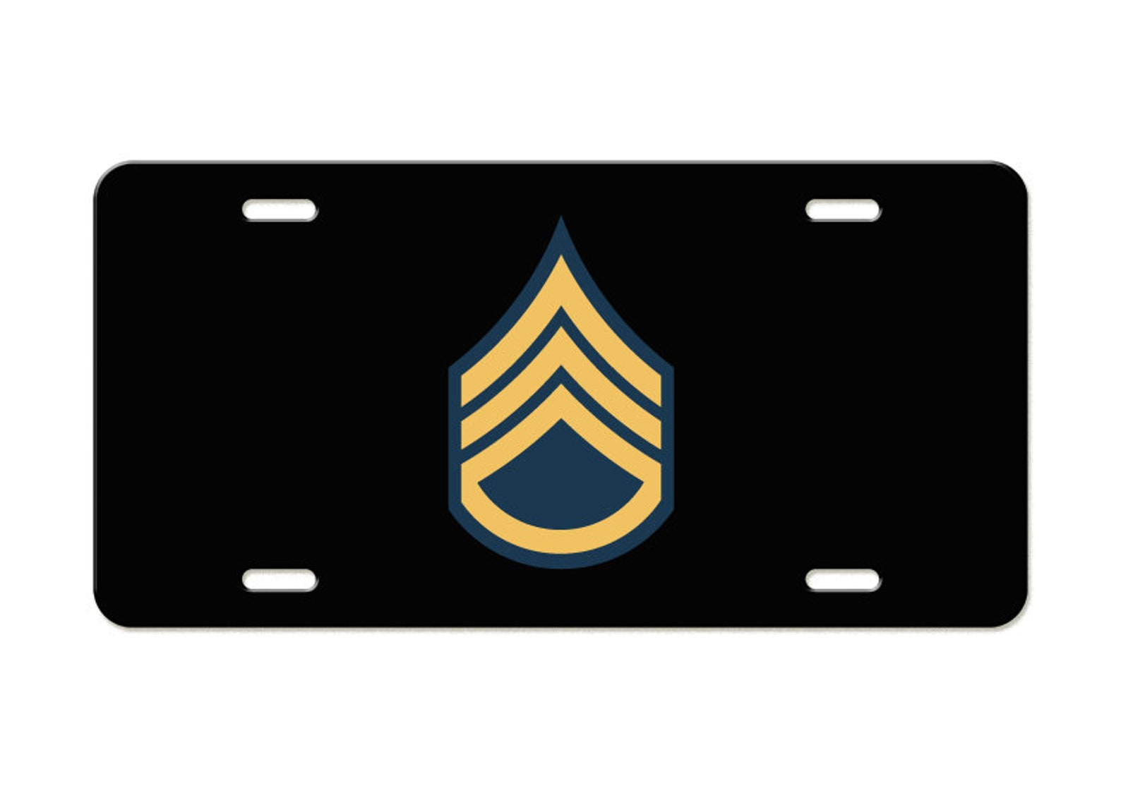 US Army Rank - Staff Sergeant E-6 - Aluminum License Plate - Etsy