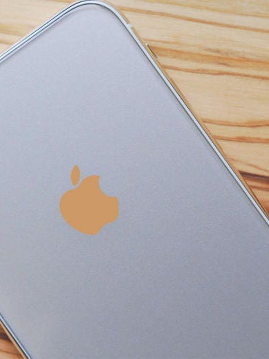 Copper Metallic Color Changer Overlay for Apple iPhone 14 Logo Vinyl ...