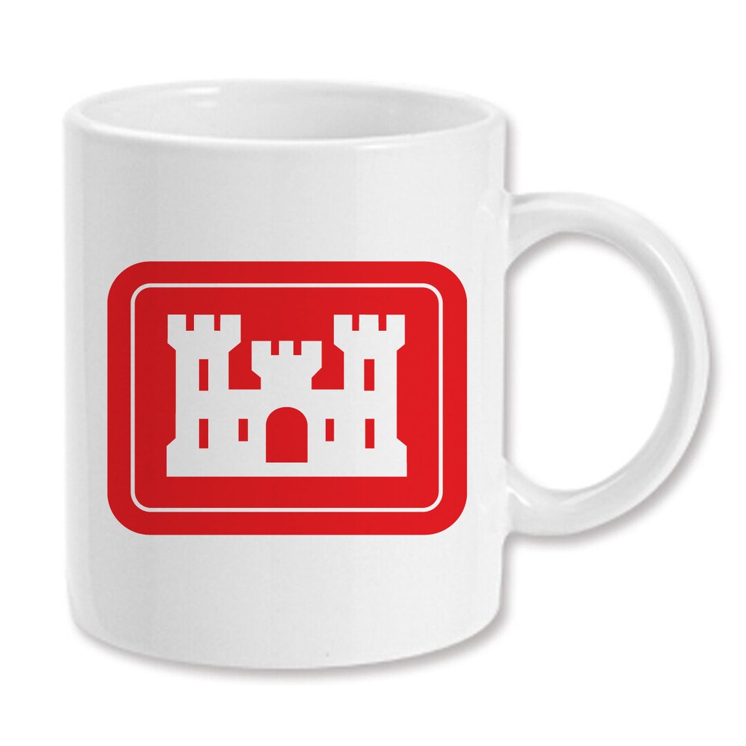 Army Corps of Engineers 11 Ounce Ceramic Coffee Mug Teacup - Etsy UK