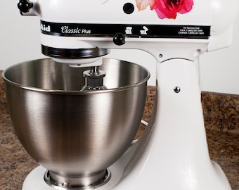 Sunflower Floral Bakery Kitchenaid Mixer Mixing Machine Decal | Etsy