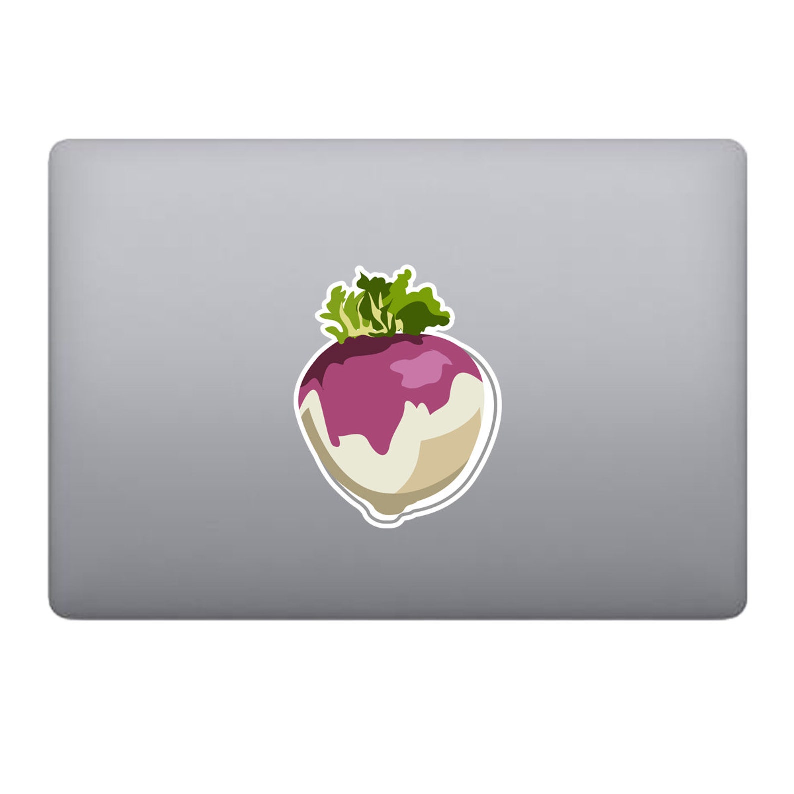 Turnip Vegetable Full Color - Vinyl Decal for Laptop, Windows, Glass ...