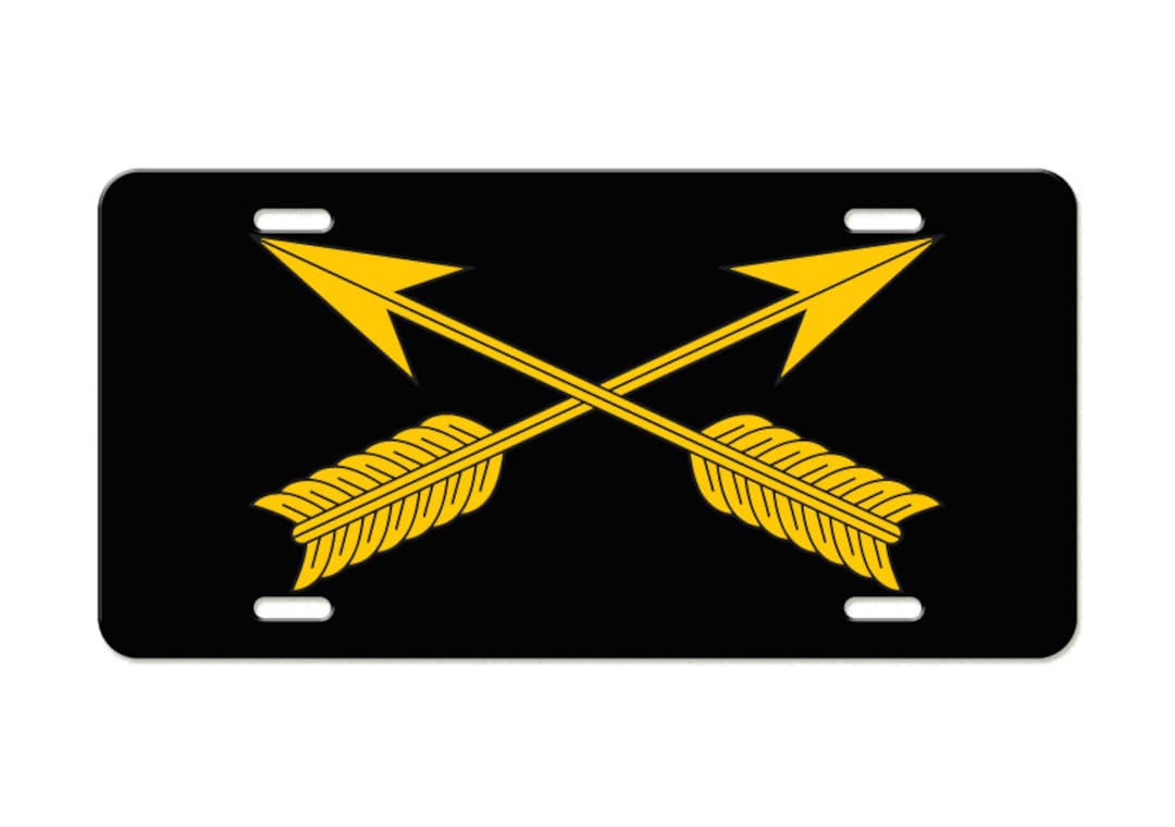 US Army Division - Special Forces Branch Emblem - Aluminum License ...