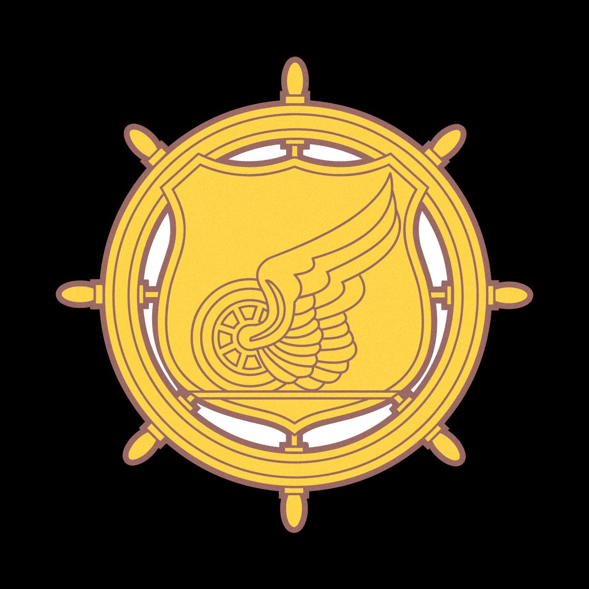 US Army Division Transportation Corps Emblem Reflective | Etsy