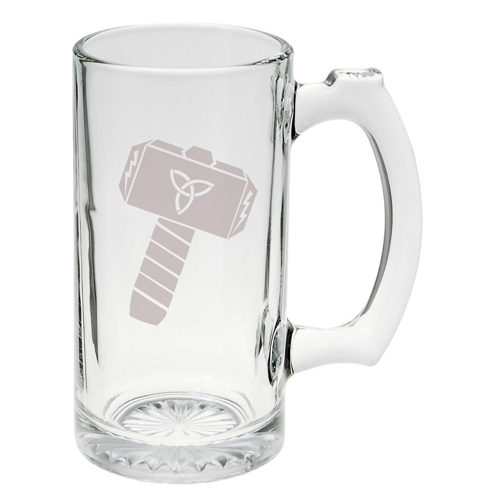 Thor's Hammer Norse Mythology Hand Etched Mug 16 Ounce - Etsy