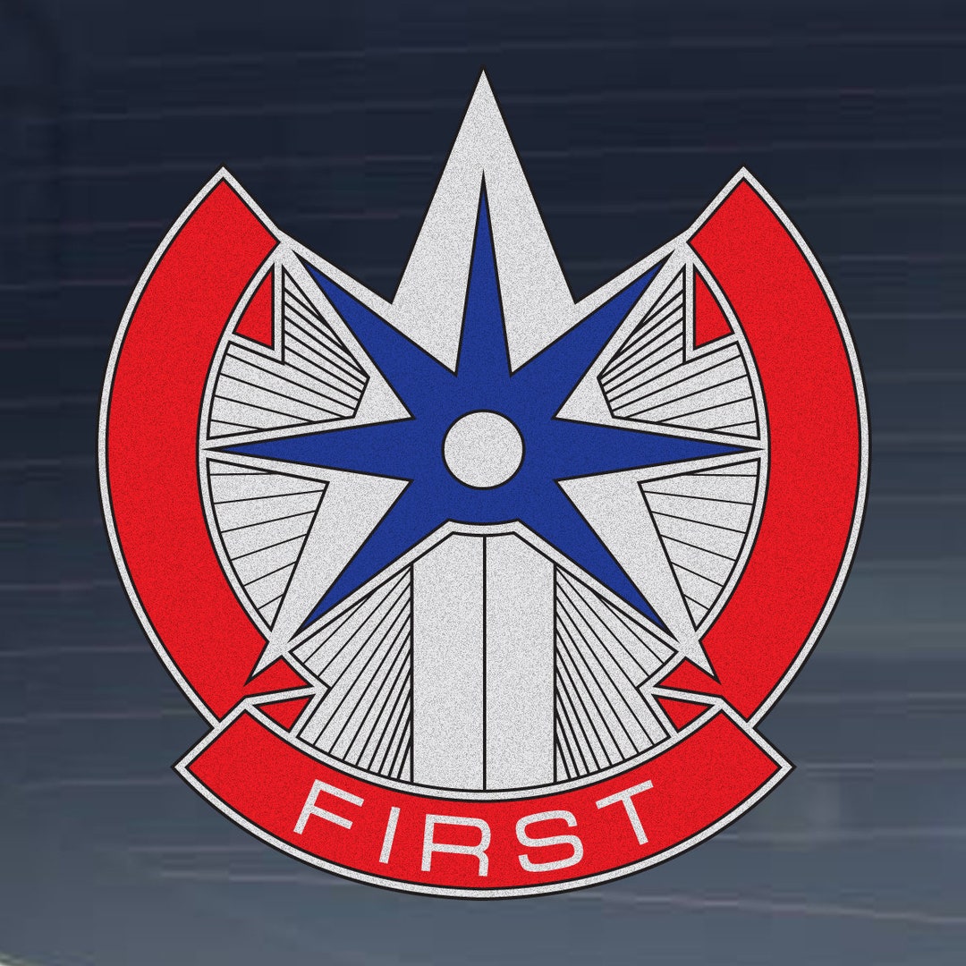 US Army Division - 1st Sustainment Command DUI Reflective Indoor ...