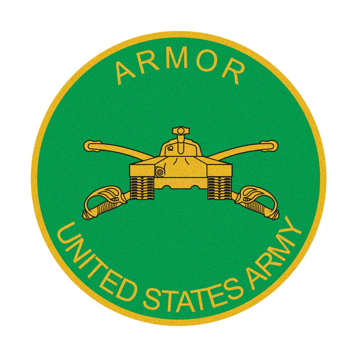 US Army Division Armor Branch Plaque Reflective Indoor | Etsy