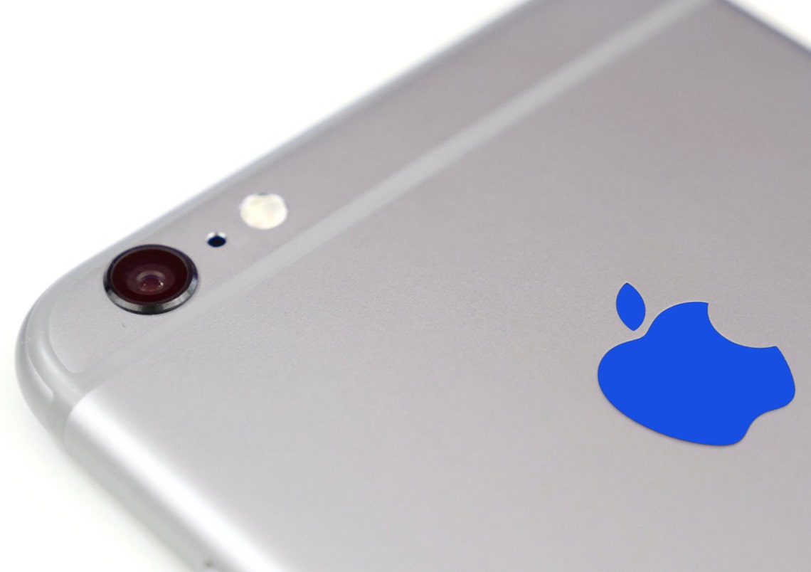 Blue Color Changer Overlay for Apple Iphone 7 and 7 Plus Logo | Etsy