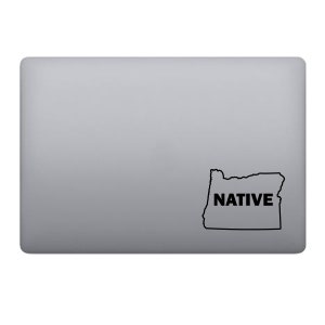 Oregon Native State Shape Vinyl Decal (many Colors and Sizes Available ...