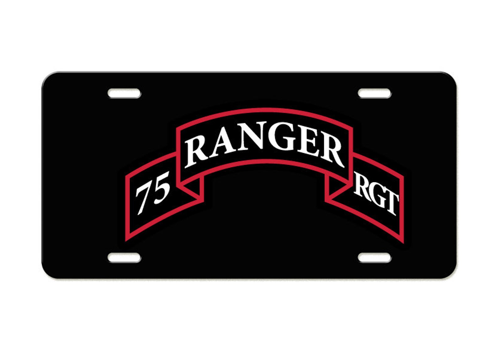 US Army Division 75th Ranger Rgt Tab Aluminum License | Etsy