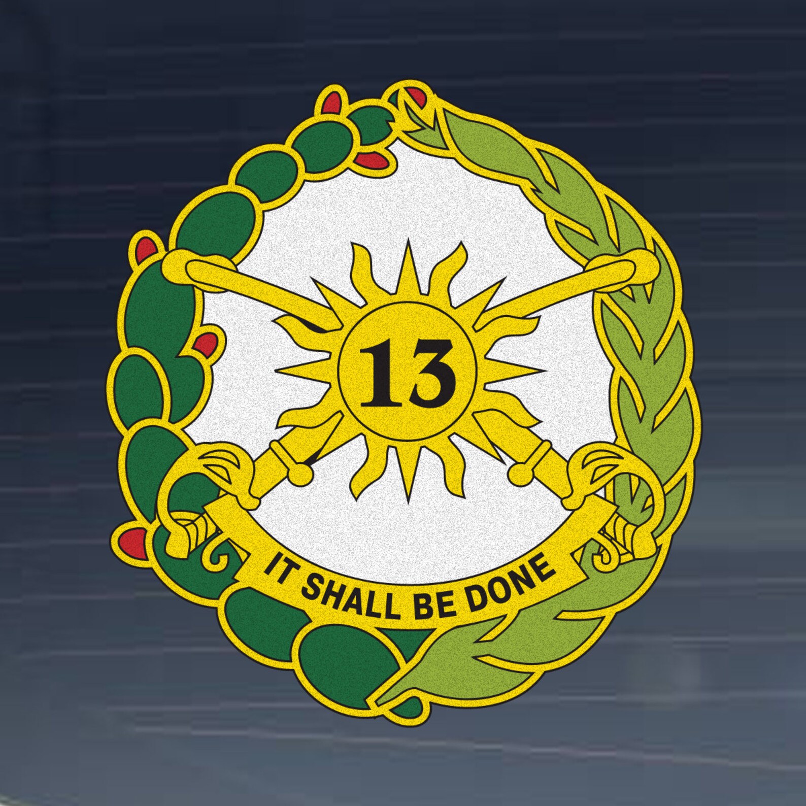 US Army Division 13th Cavalry Regiment DUI Reflective Indoor | Etsy