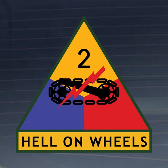 US Army Division 2nd Armored Division SSI Indoor Outdoor | Etsy