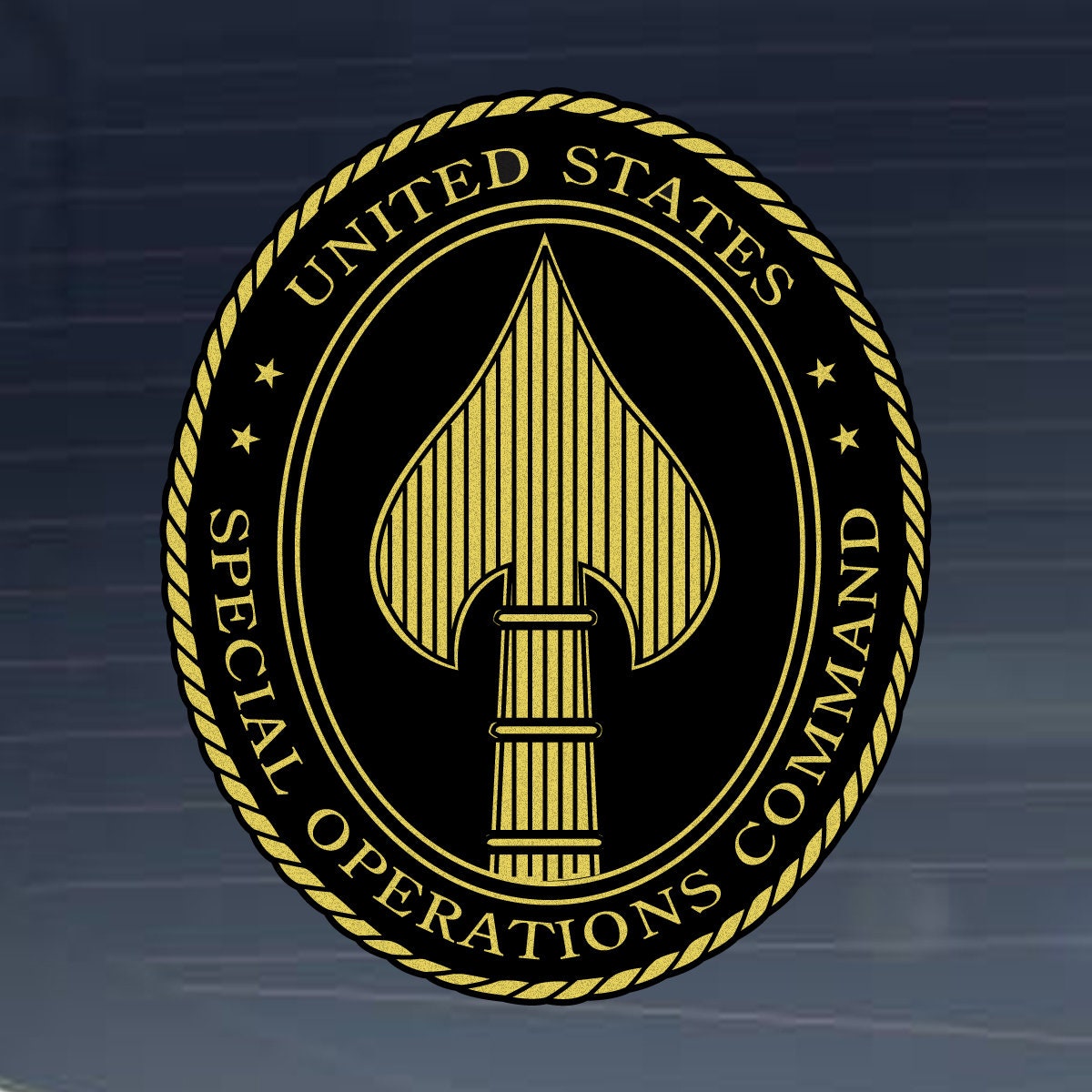 US Army Division Special Operations Command Reflective Reflective ...