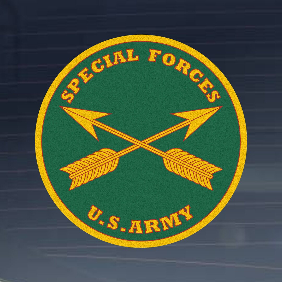 US Army Division - Special Forces Branch Plaque Reflective Reflective ...