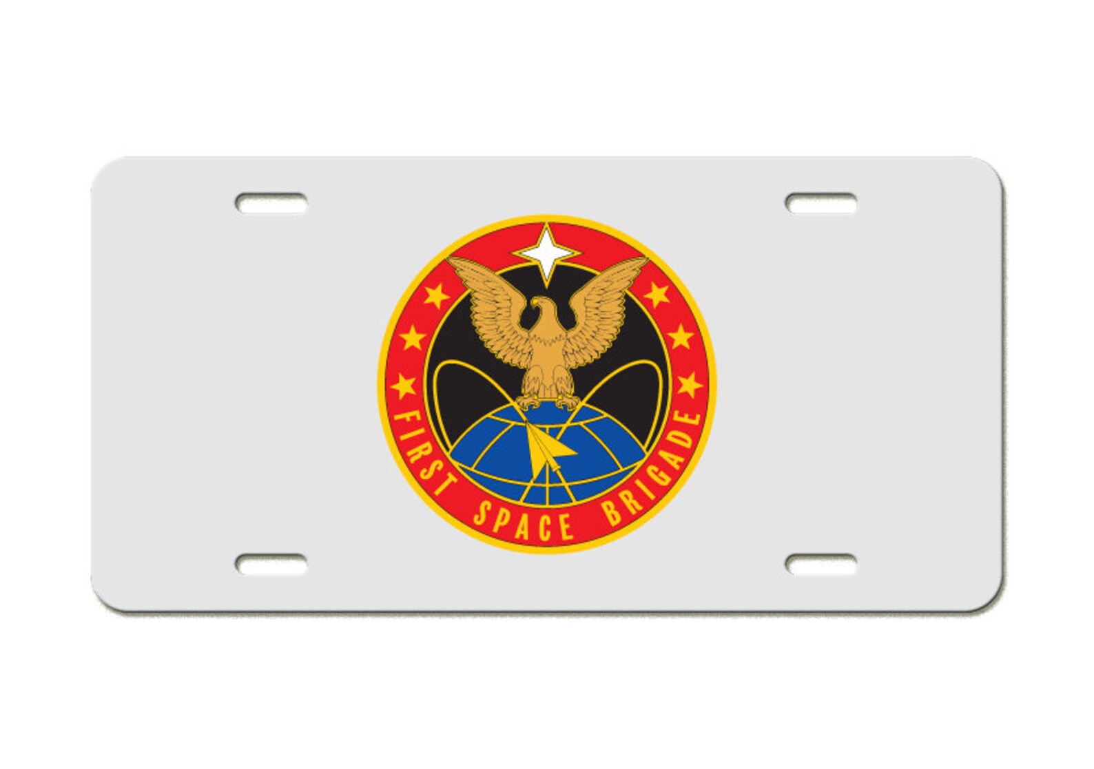 US Army 1st Space Brigade DUI Aluminum License Plate - Etsy