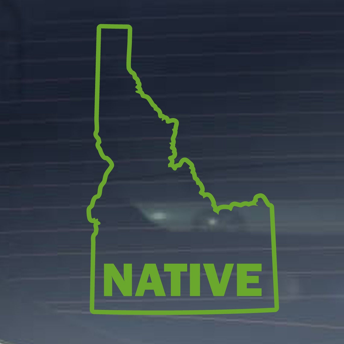 Idaho Native State Shape Vinyl Decal many Colors and Sizes - Etsy