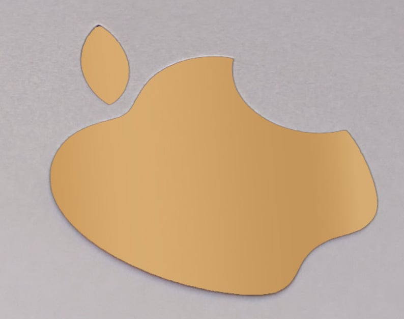 Gold Color Changer Logo Overlay for the New Apple Retina 12 MacBook ...