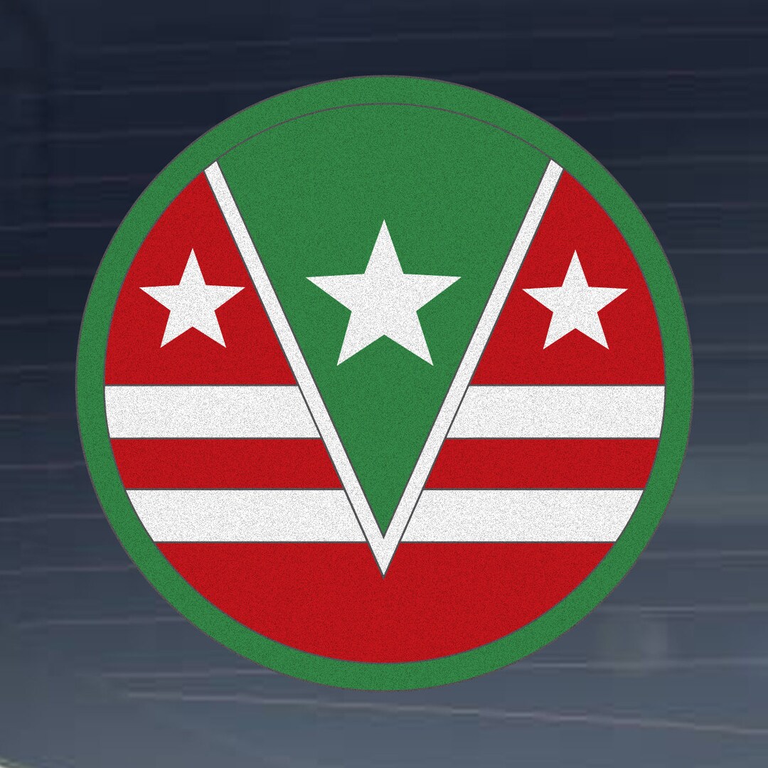 US Army Division -124th Regional Support Command SSI Reflective Indoor ...