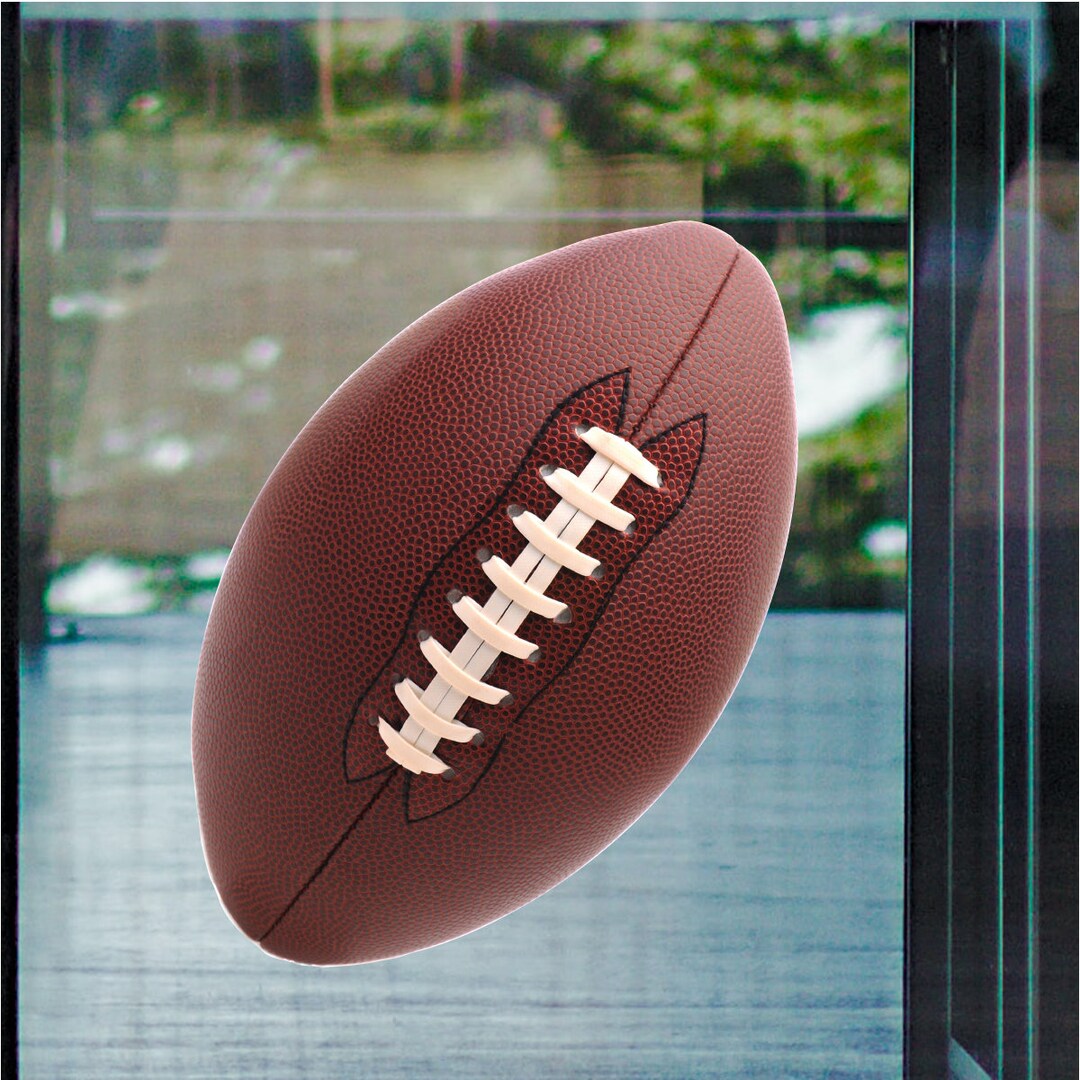 Football Sports Ball Full Color Window Cling - Etsy